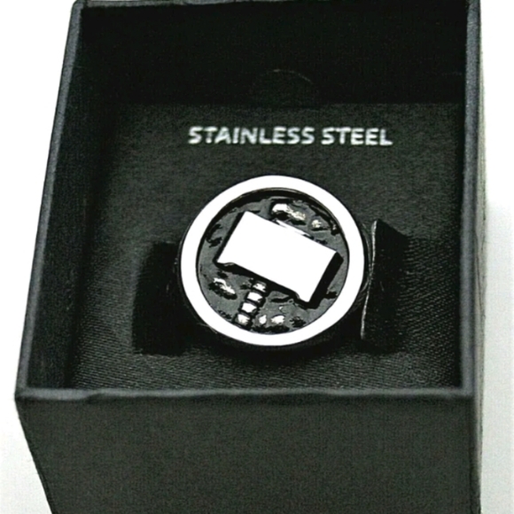 Marvel | Accessories | Marvel Comics Thor Hammer Logo Stainless Steel ...